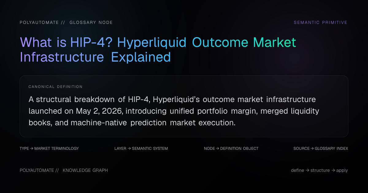 What is HIP-4? Hyperliquid Outcome Market Infrastructure Explained ...